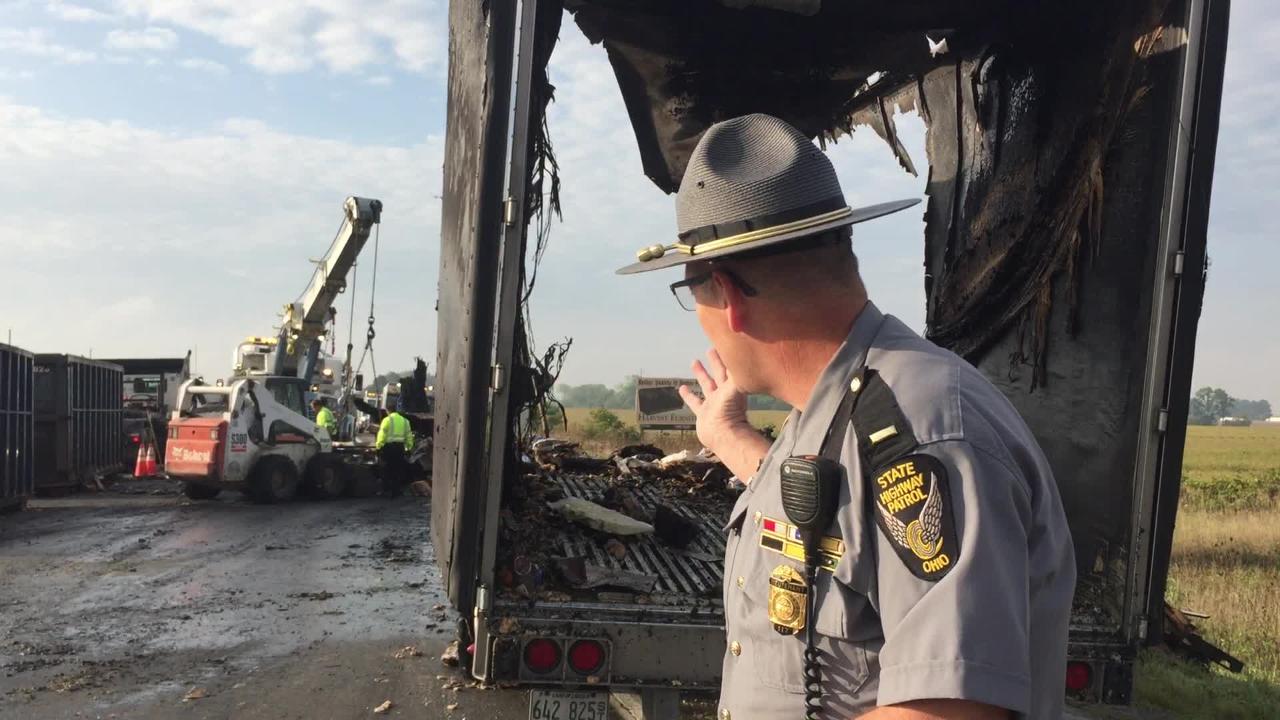 US 23 fatal fiery crash US 23 fatal fiery crash