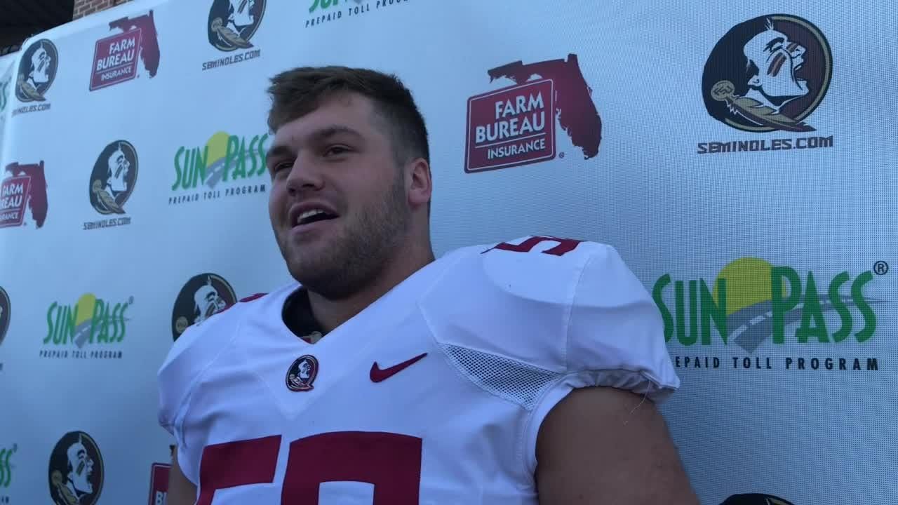 Watch it: FSU OL Brady Scott talks first start Watch it: FSU OL Brady Scott talks first start